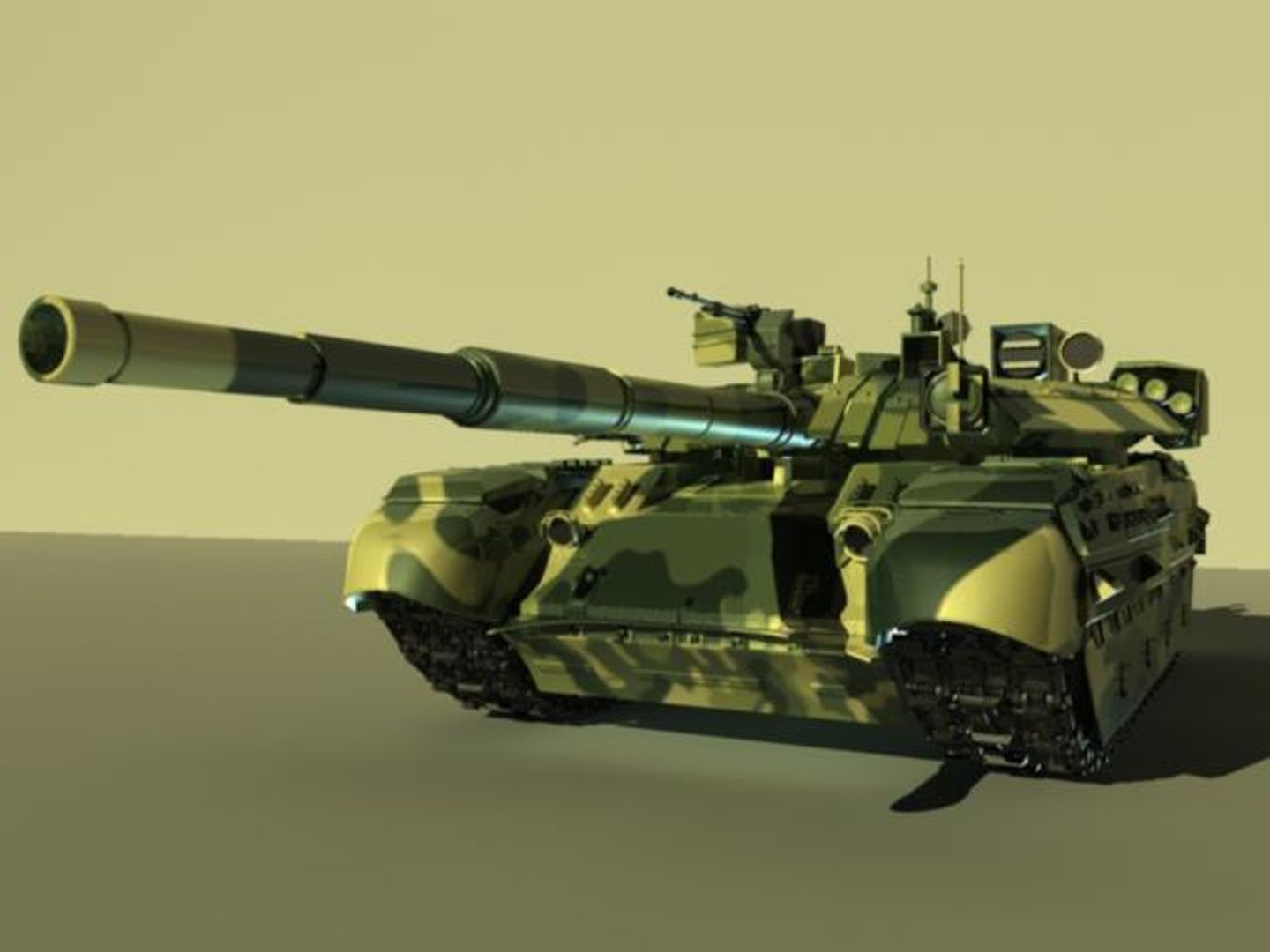 Russian T-84-2 Battle Tank 3d Ma