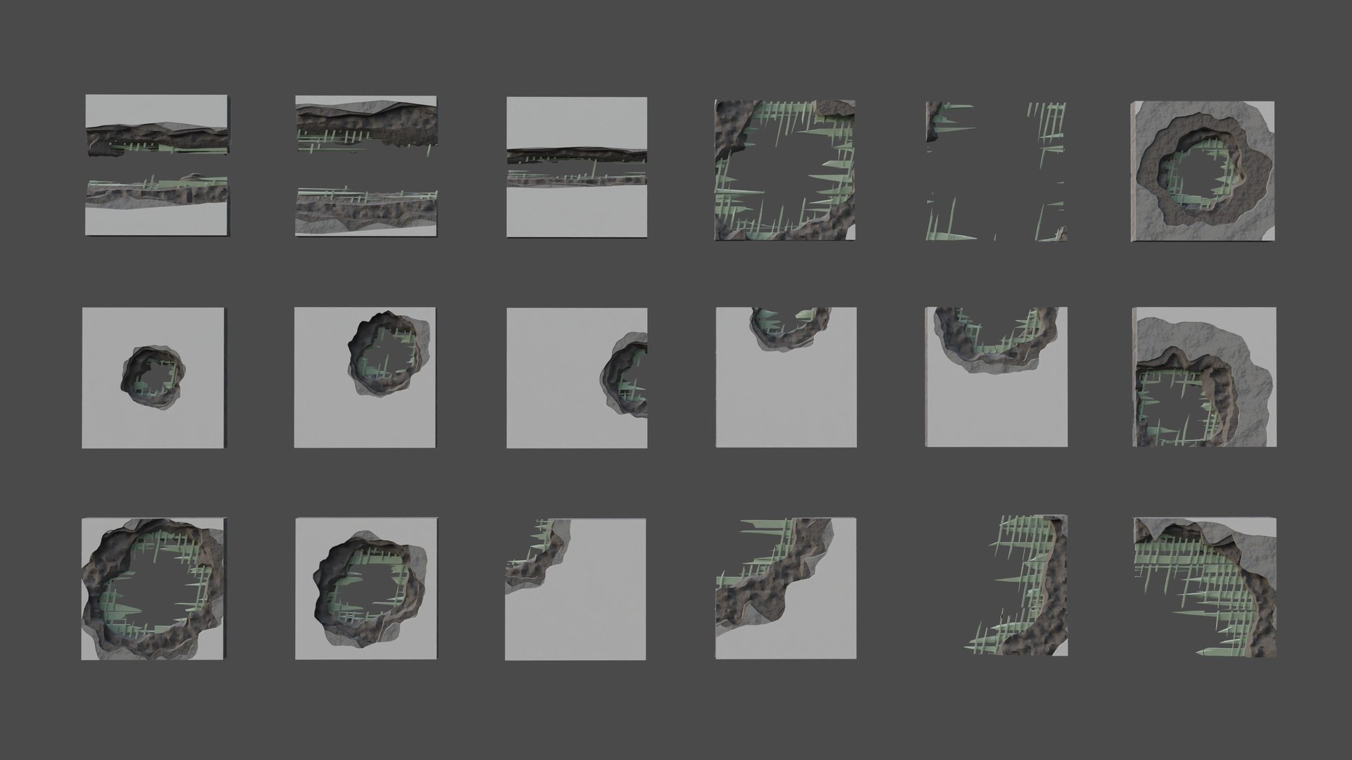 3D Holes In The Wall - TurboSquid 2001388