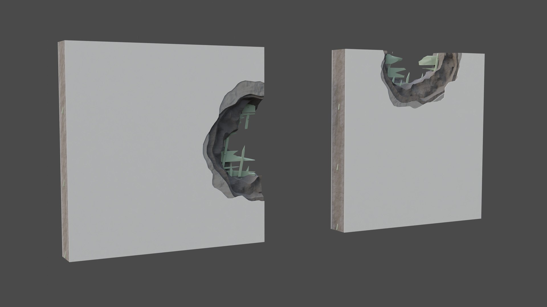 3D Holes In The Wall - TurboSquid 2001388