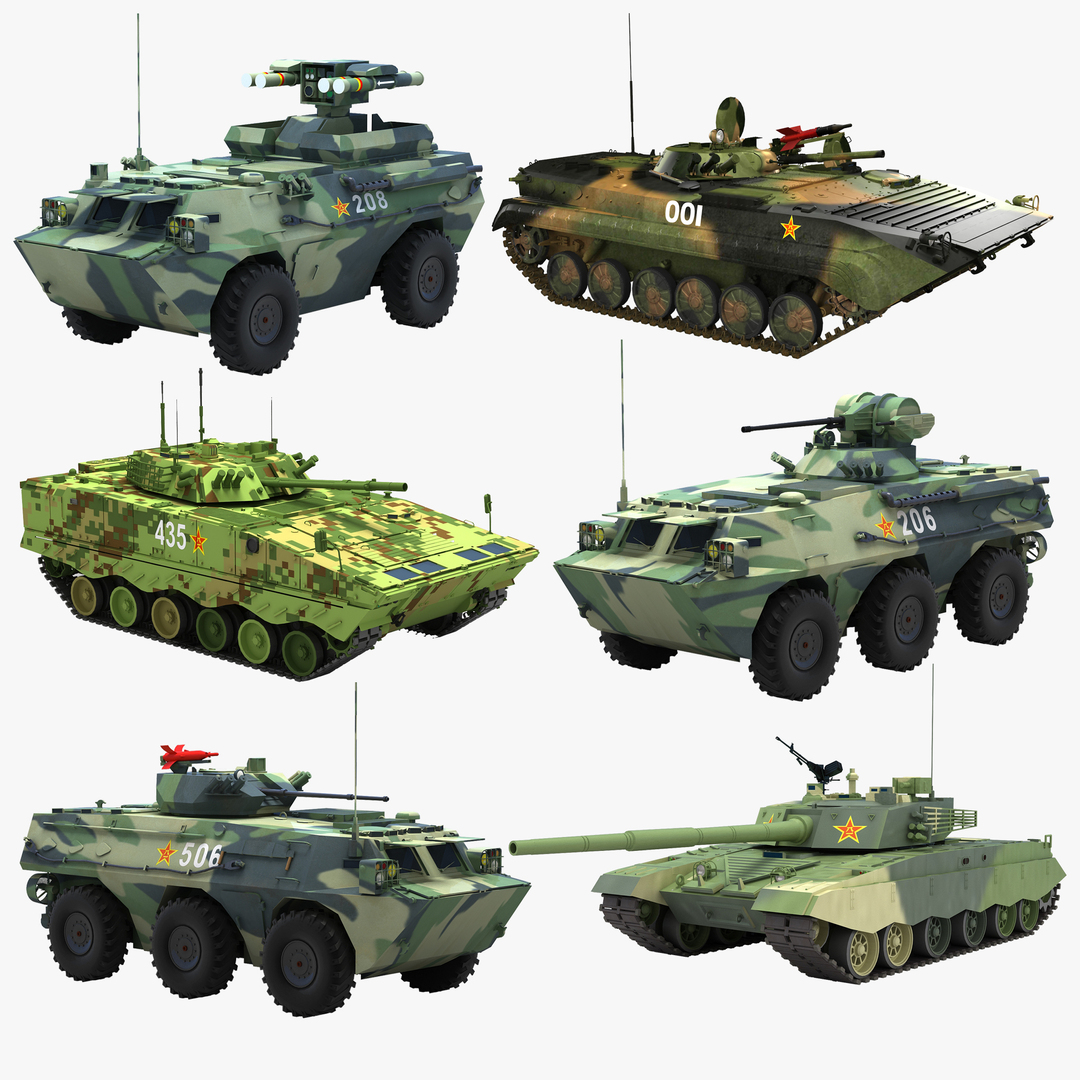 modelo 3d China Infantry Fighting Vehicle Series 01 - TurboSquid 2014287