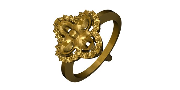 gold ring 3d model