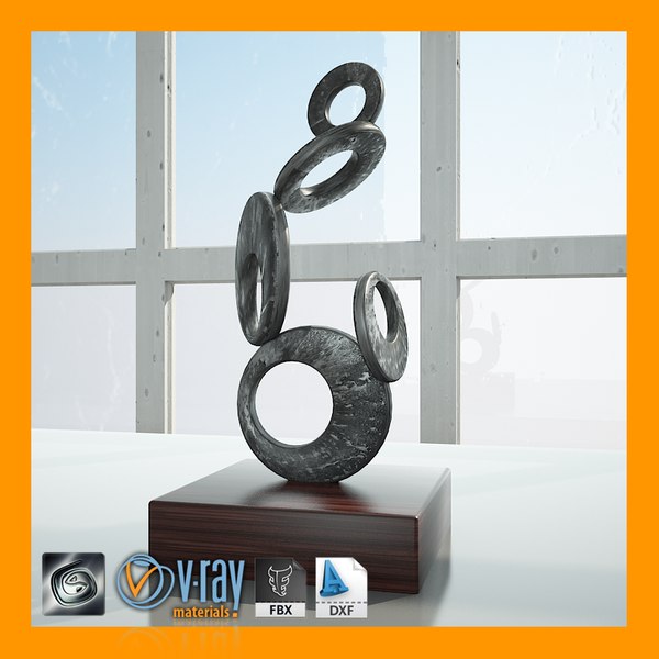 조각품 01 3D 모델 - TurboSquid 832290