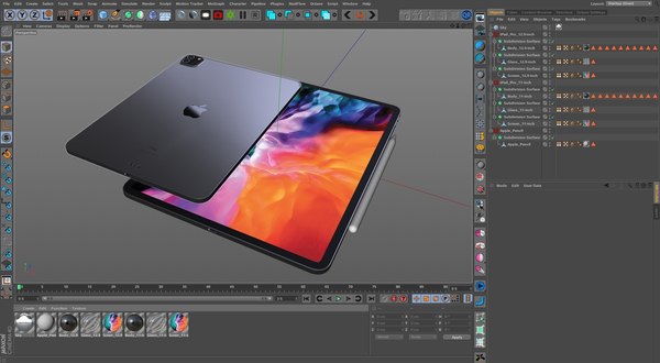 3D ipad pro 2020 apple - TurboSquid 1540370