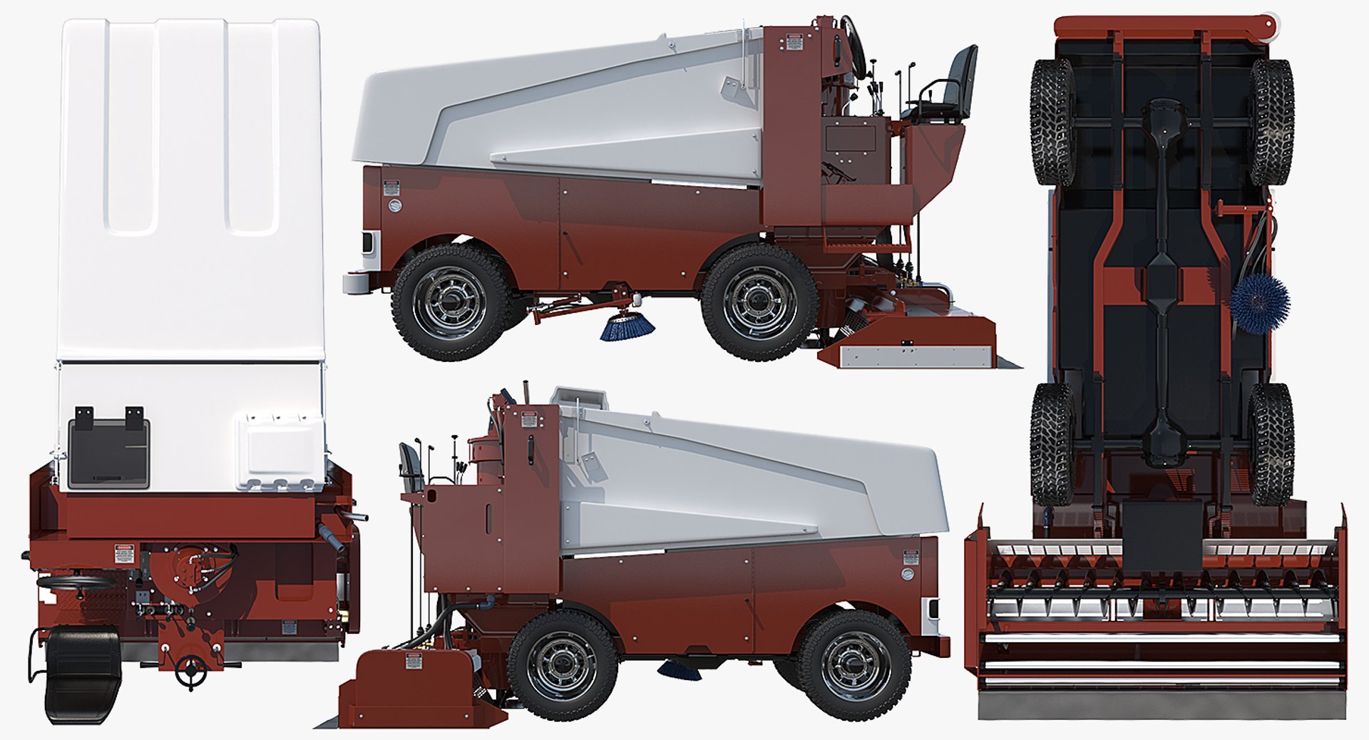 Ice resurfacing machine 3D model - TurboSquid 1264997