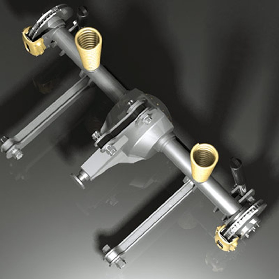 Rear Axle 3d Model