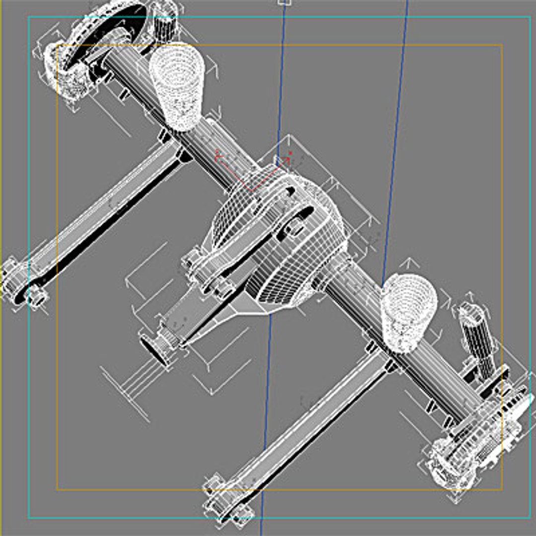 Rear Axle 3d Model