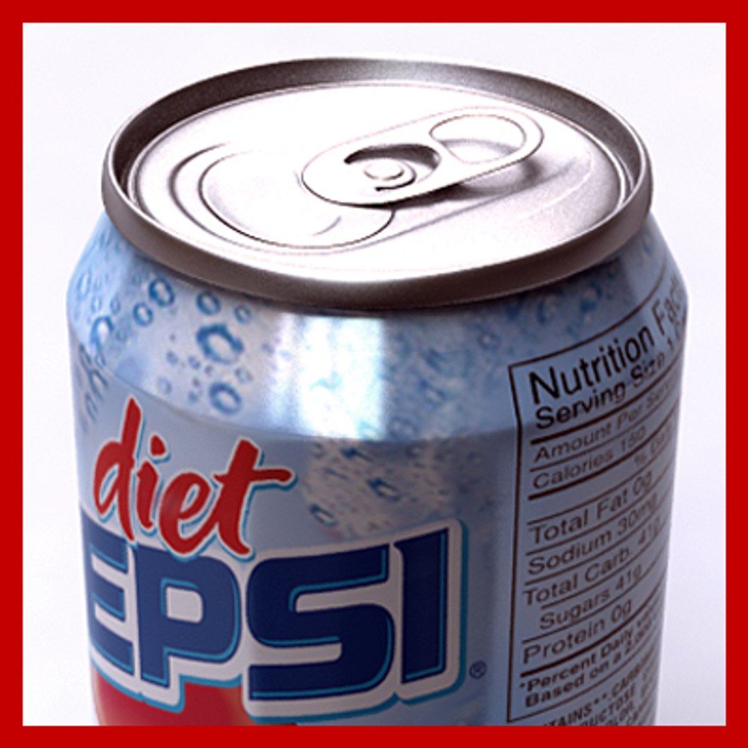 0 Diet Pepsi 3d Model