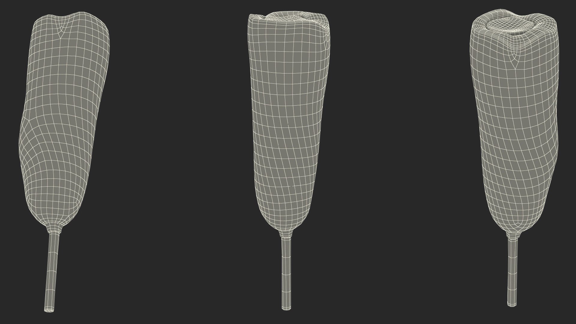 3D Corn Dog Bitten - TurboSquid 2147245