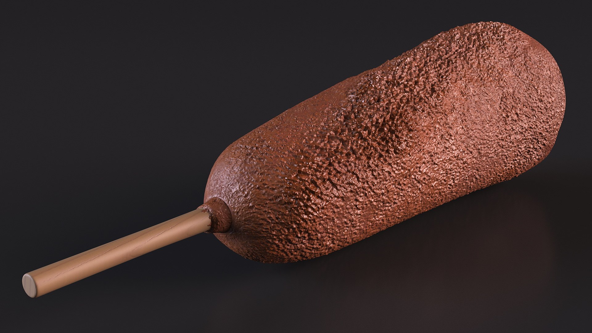 3D Corn Dog Bitten - TurboSquid 2147245