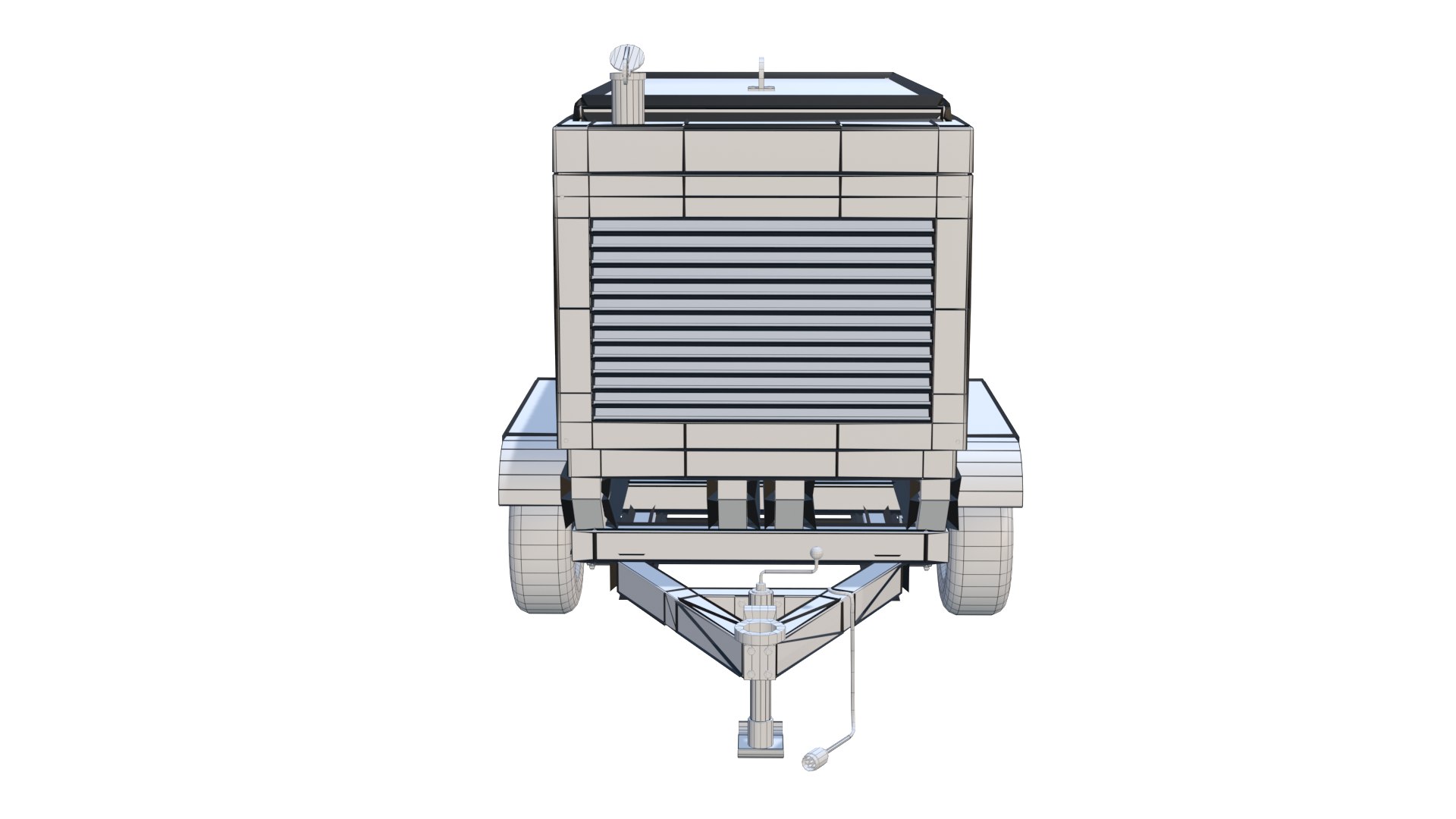Blue Generator Low Poly 3D Model - TurboSquid 2336247
