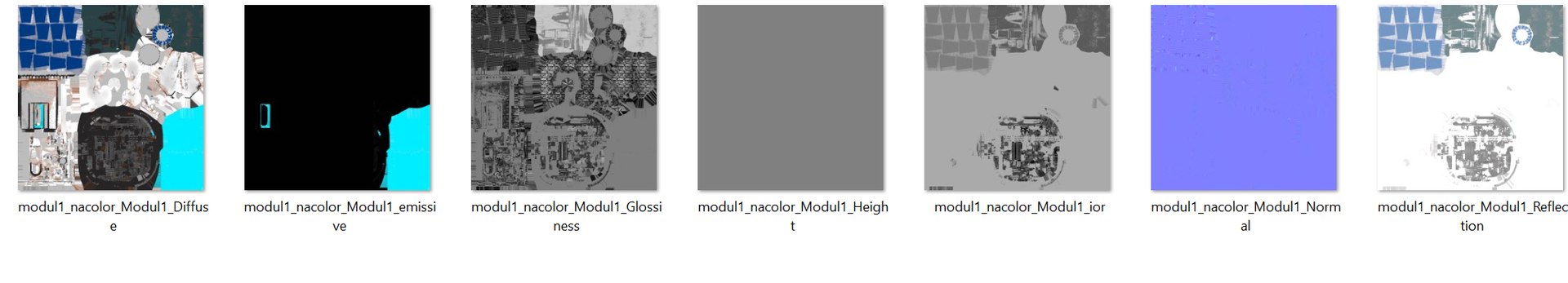 Game ready mMars colony part one futuristic space modul model ...