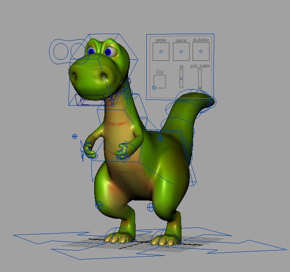 Dinosaur Rigg 3D Model | 1147626 | TurboSquid