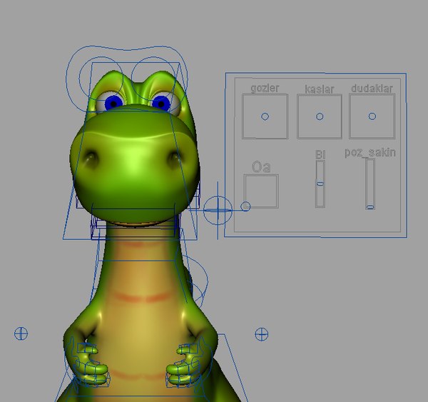 Dinosaur rigg 3D model | 1147626 | TurboSquid