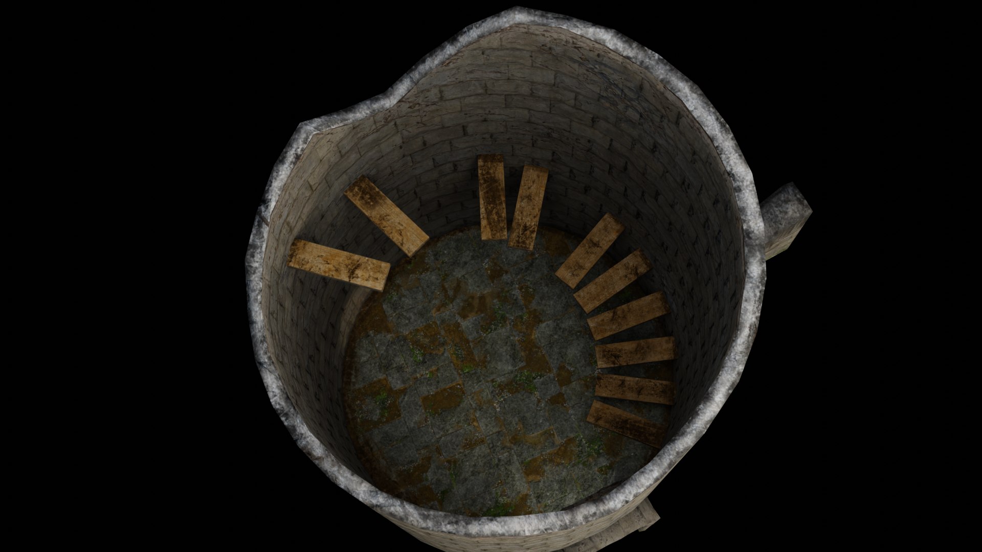 3D Ruined Tower - TurboSquid 2125874