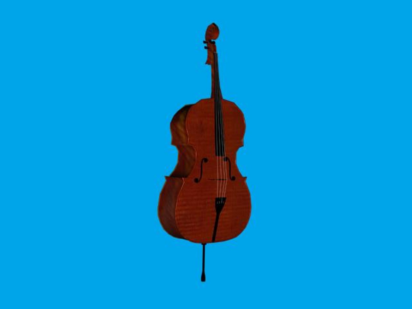 3d Model Musical Instrument Cello