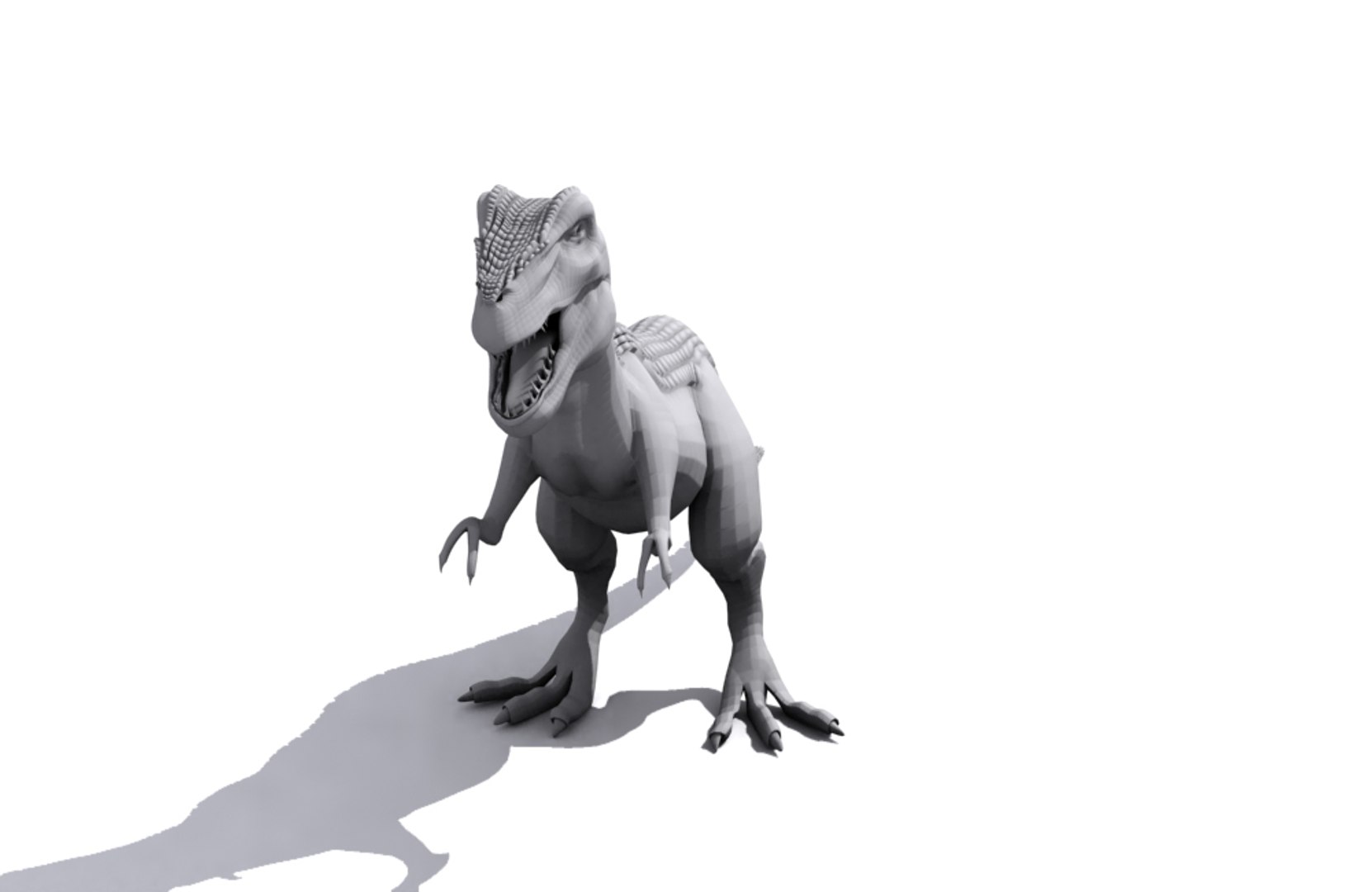 Free T-rex Character 3d Model