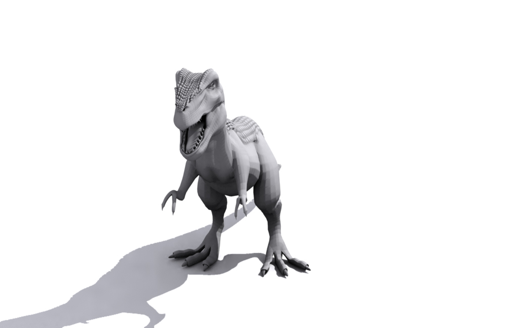 Free T-rex Character 3d Model