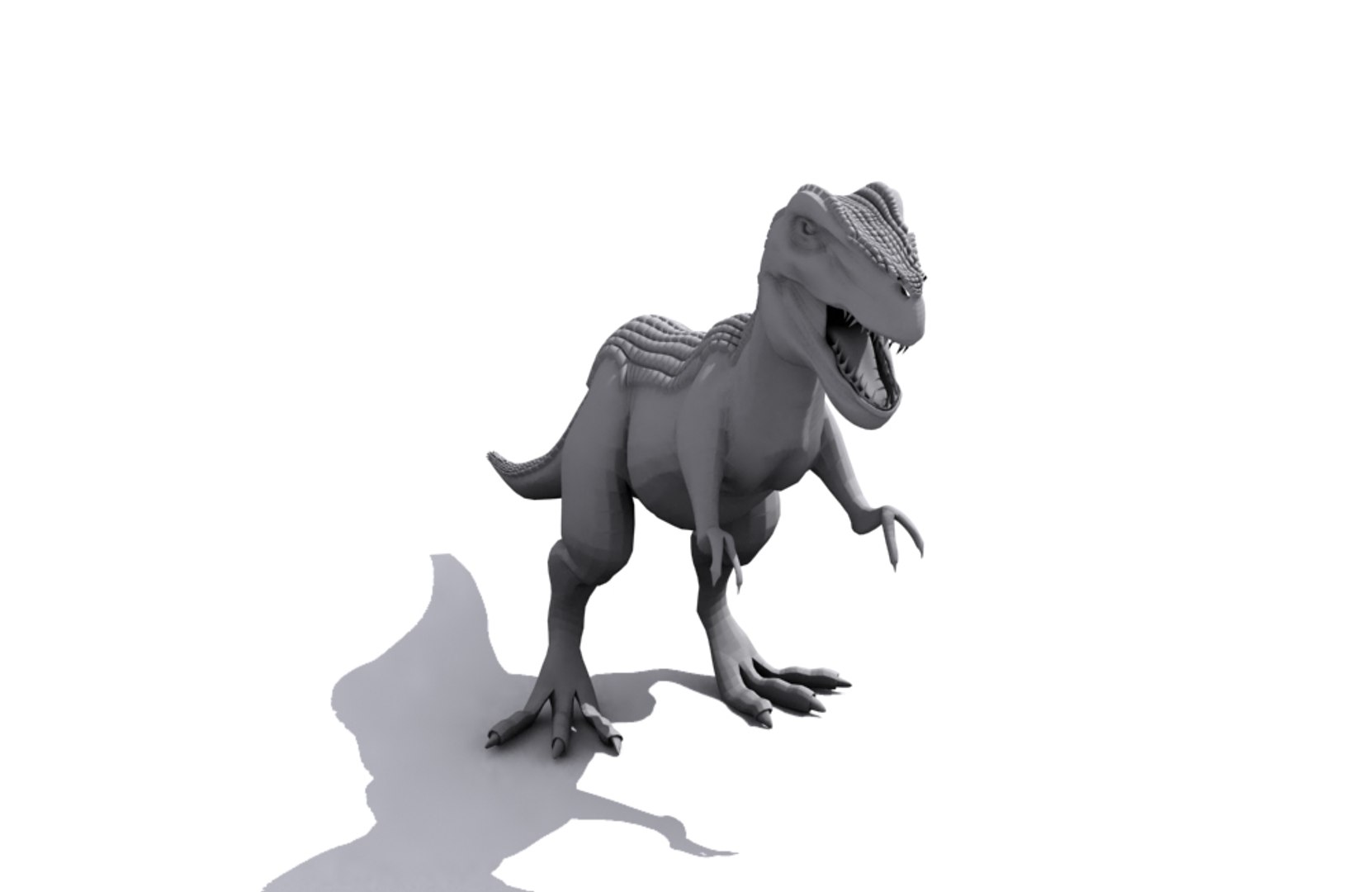 Free T-rex Character 3d Model