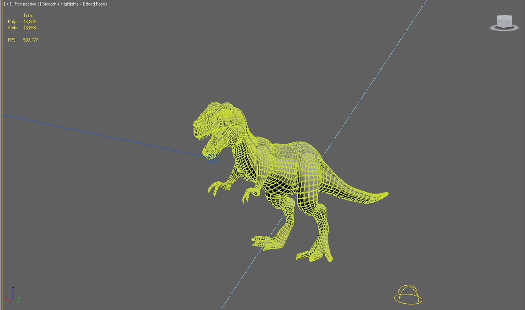 Free T-rex Character 3d Model