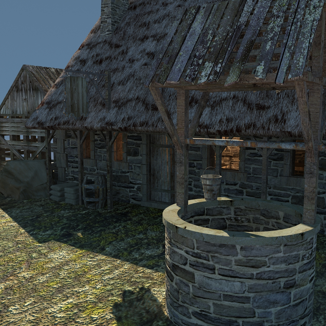 medieval inn 3d max