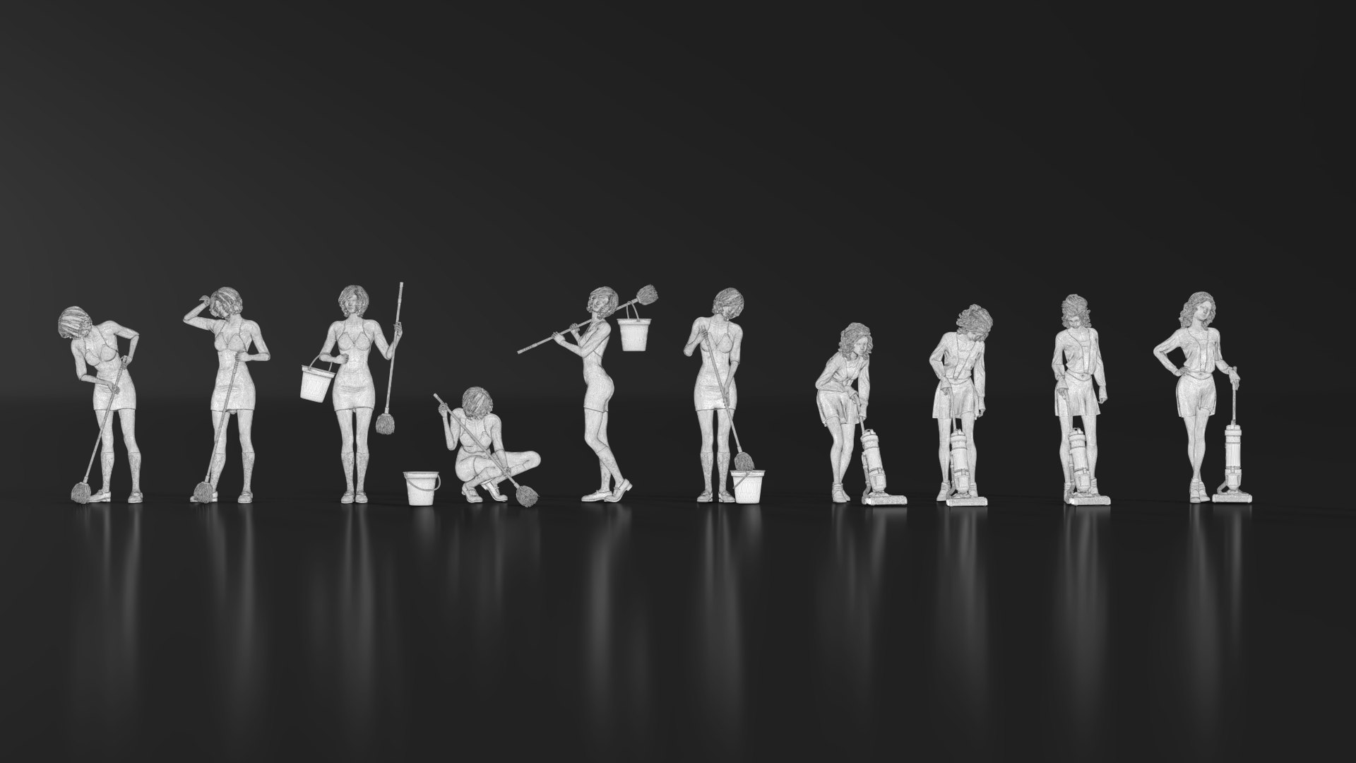 HD People 05 Cleaning Model - TurboSquid 1882786