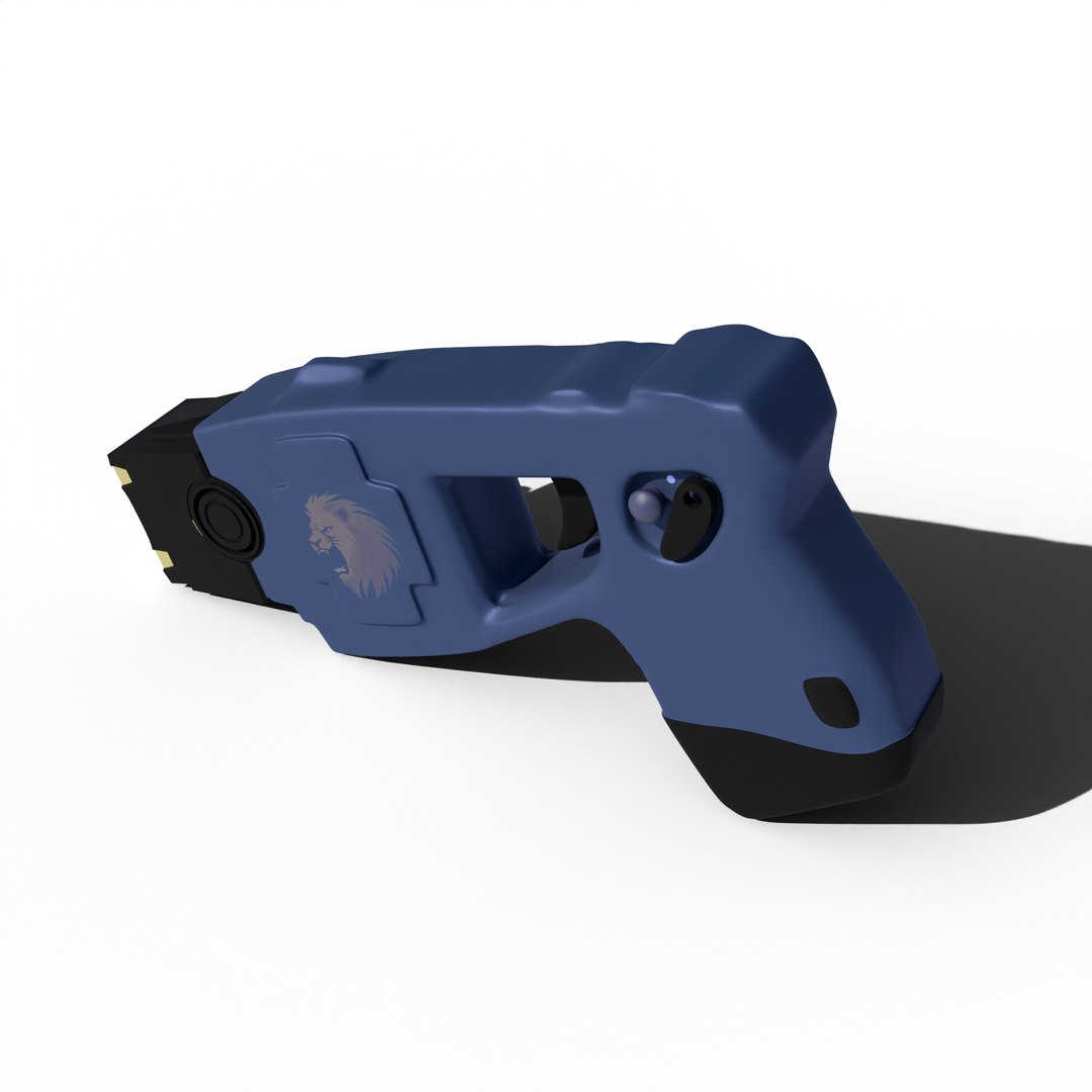 3D Low Poly Taser Gun 3D Model - Sub-Division Ready Weapon For Game ...