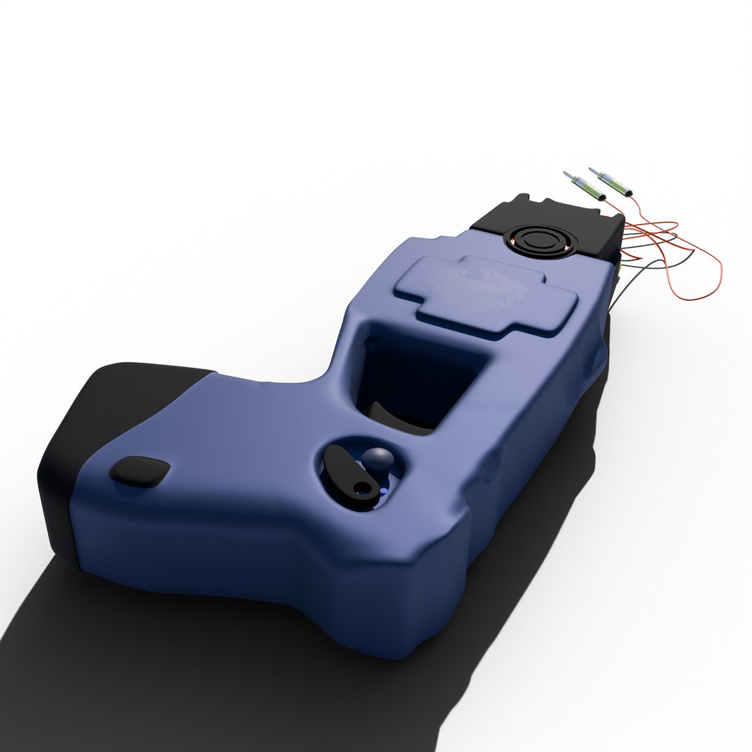 3D Low Poly Taser Gun 3D Model - Sub-Division Ready Weapon For Game ...