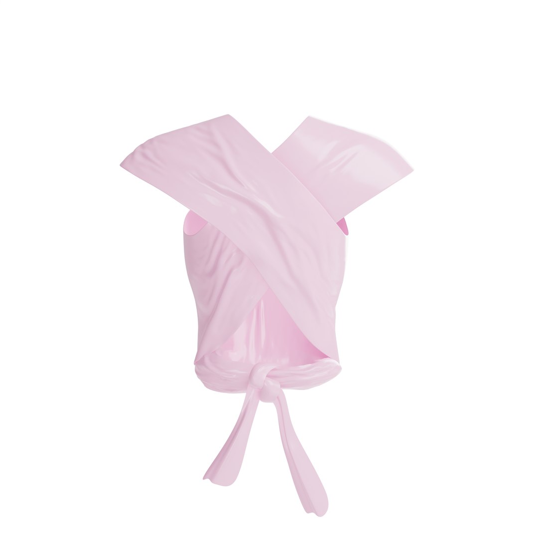 3D Baby Wrap Cloth - Baby Carrier - Ready To Render File In Blender And ...