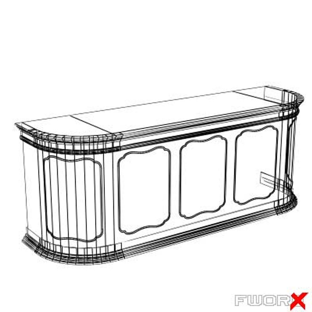 Kitchen Counter 3d Model