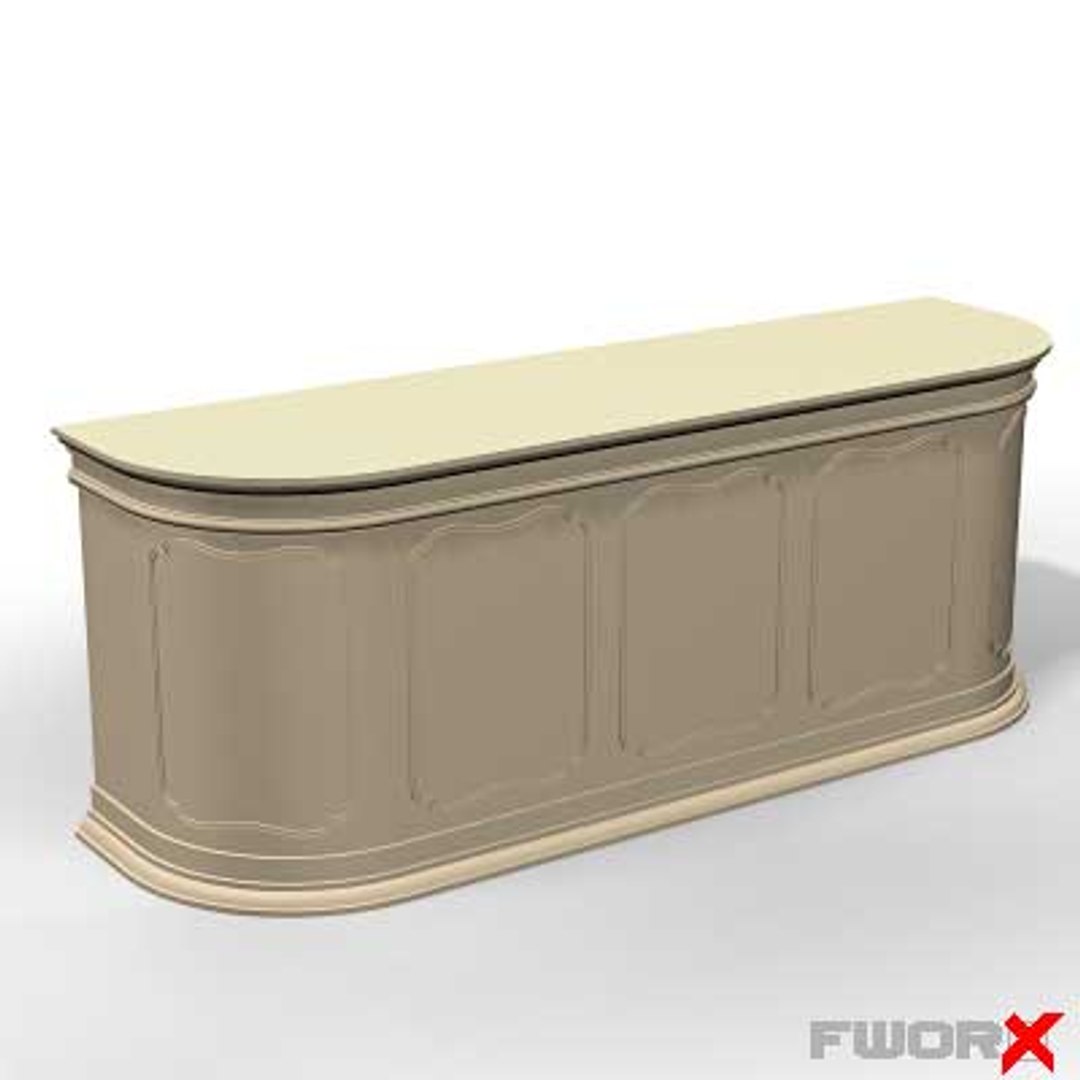 Kitchen Counter 3d Model