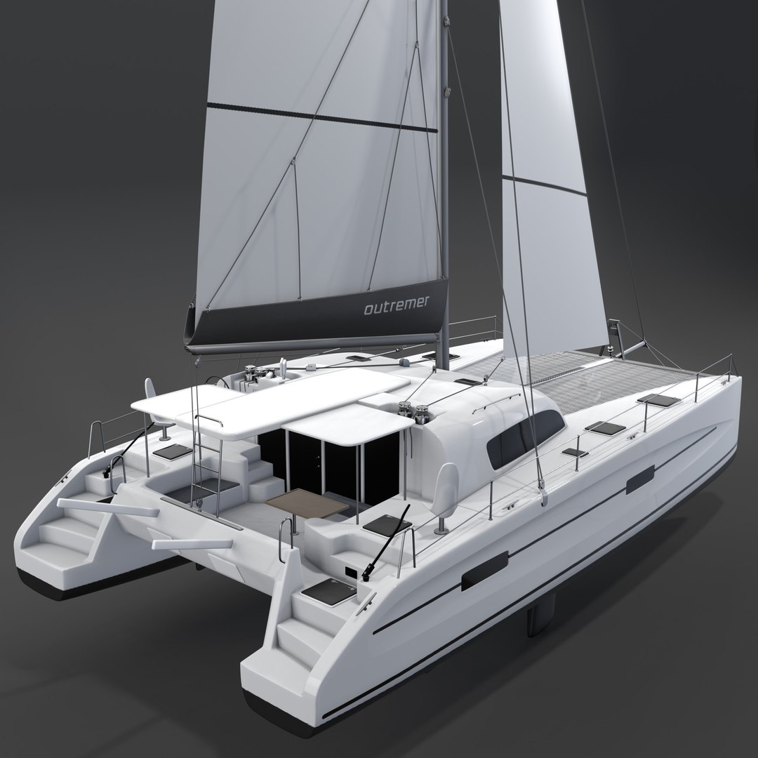 3D Outremer 45 Catamaran 3D - TurboSquid 2122030