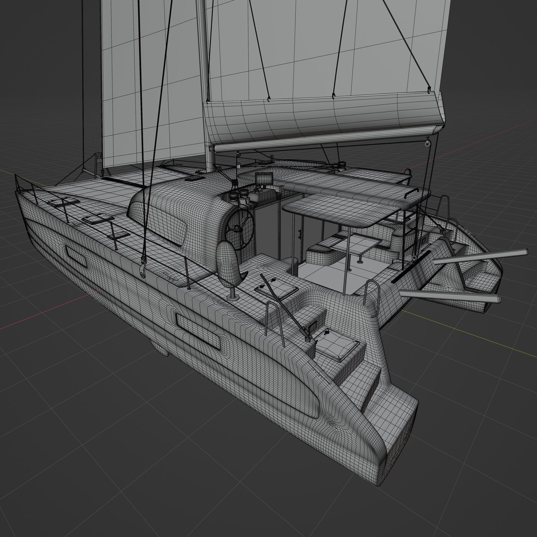 3D Outremer 45 Catamaran 3D - TurboSquid 2122030