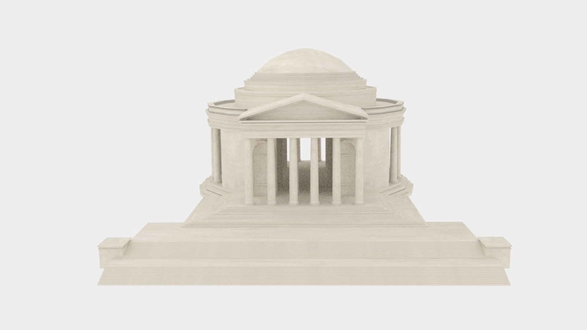 Jefferson Memorial 3ds