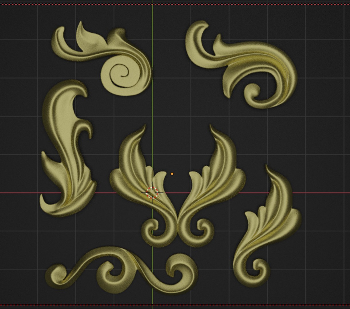 3D Carving Ornament Model - TurboSquid 1593421