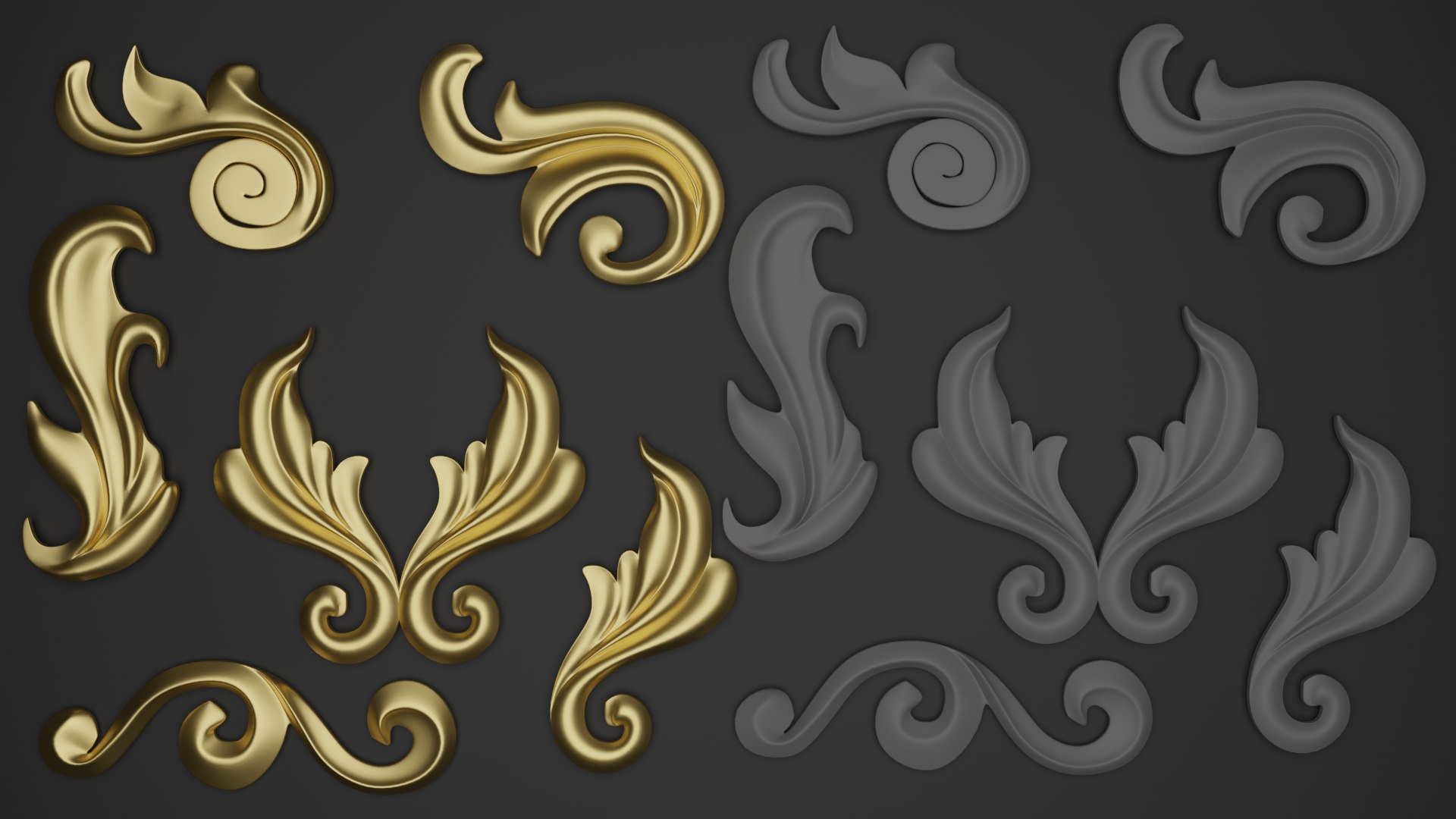 3D Carving Ornament Model - TurboSquid 1593421
