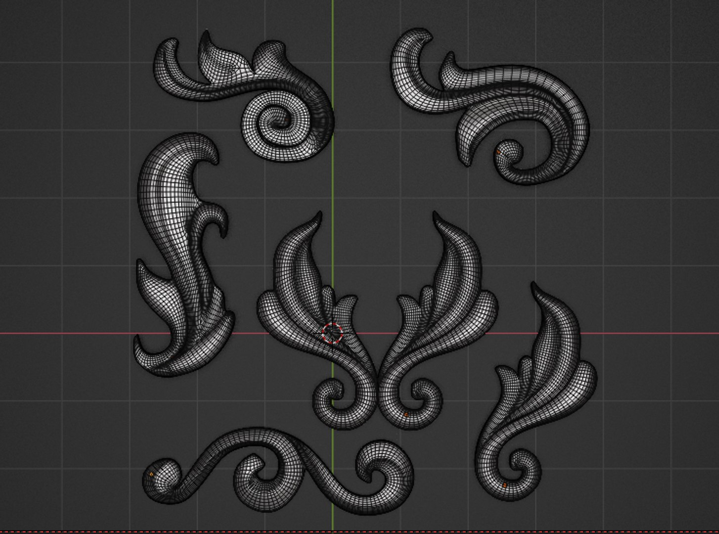 3D Carving Ornament Model - TurboSquid 1593421