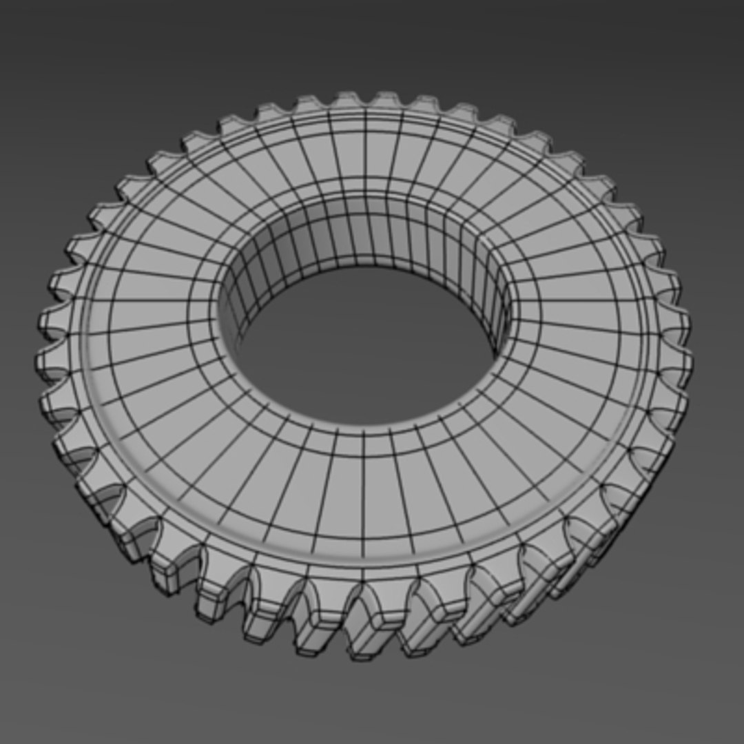 Gear Wheels 3d Model