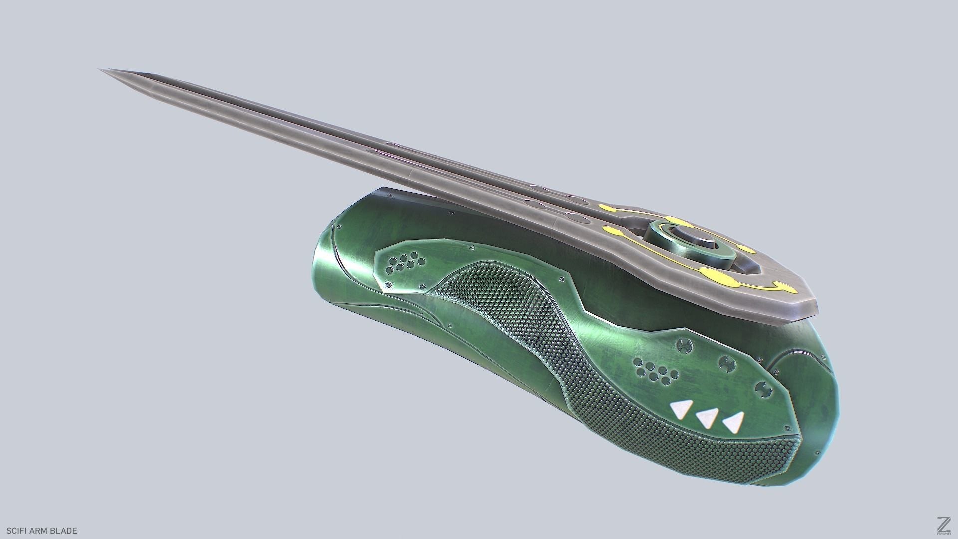 Scifi Arm Blade Collection 3D Model - TurboSquid 2236357