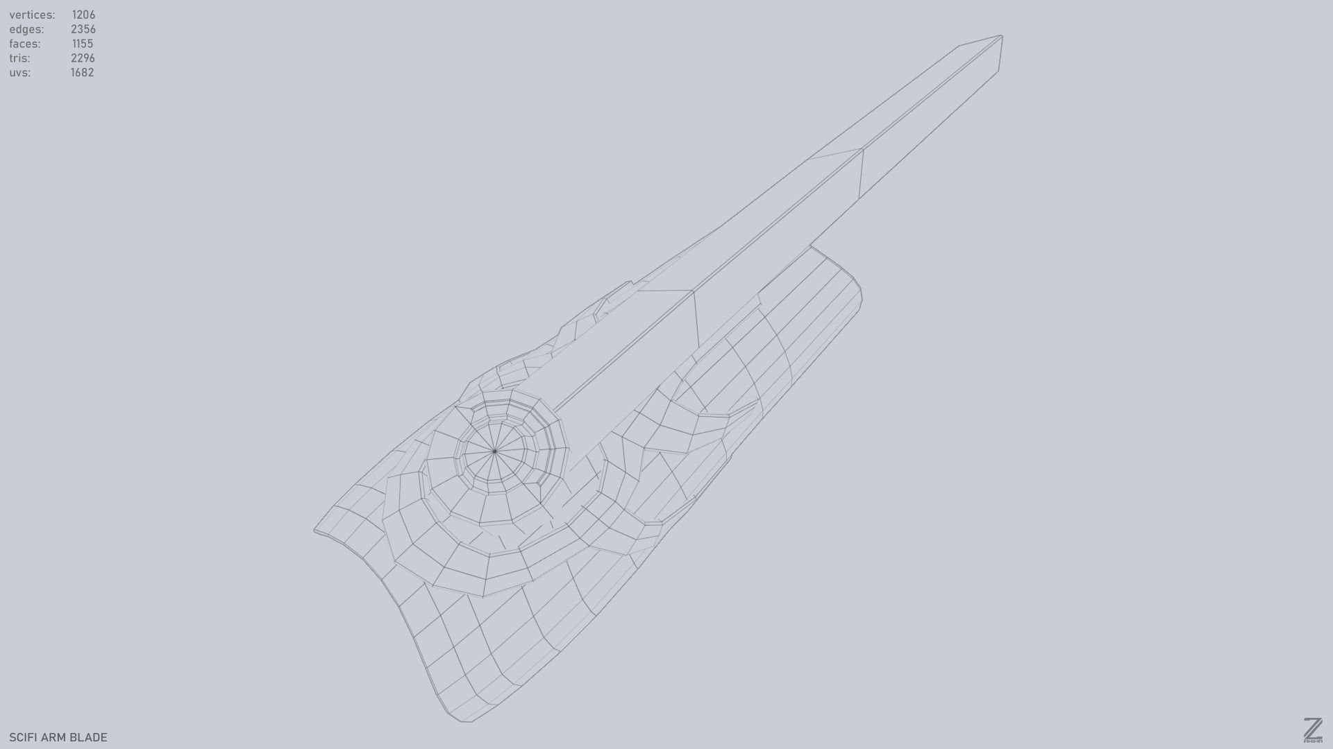 Scifi Arm Blade Collection 3D Model - TurboSquid 2236357