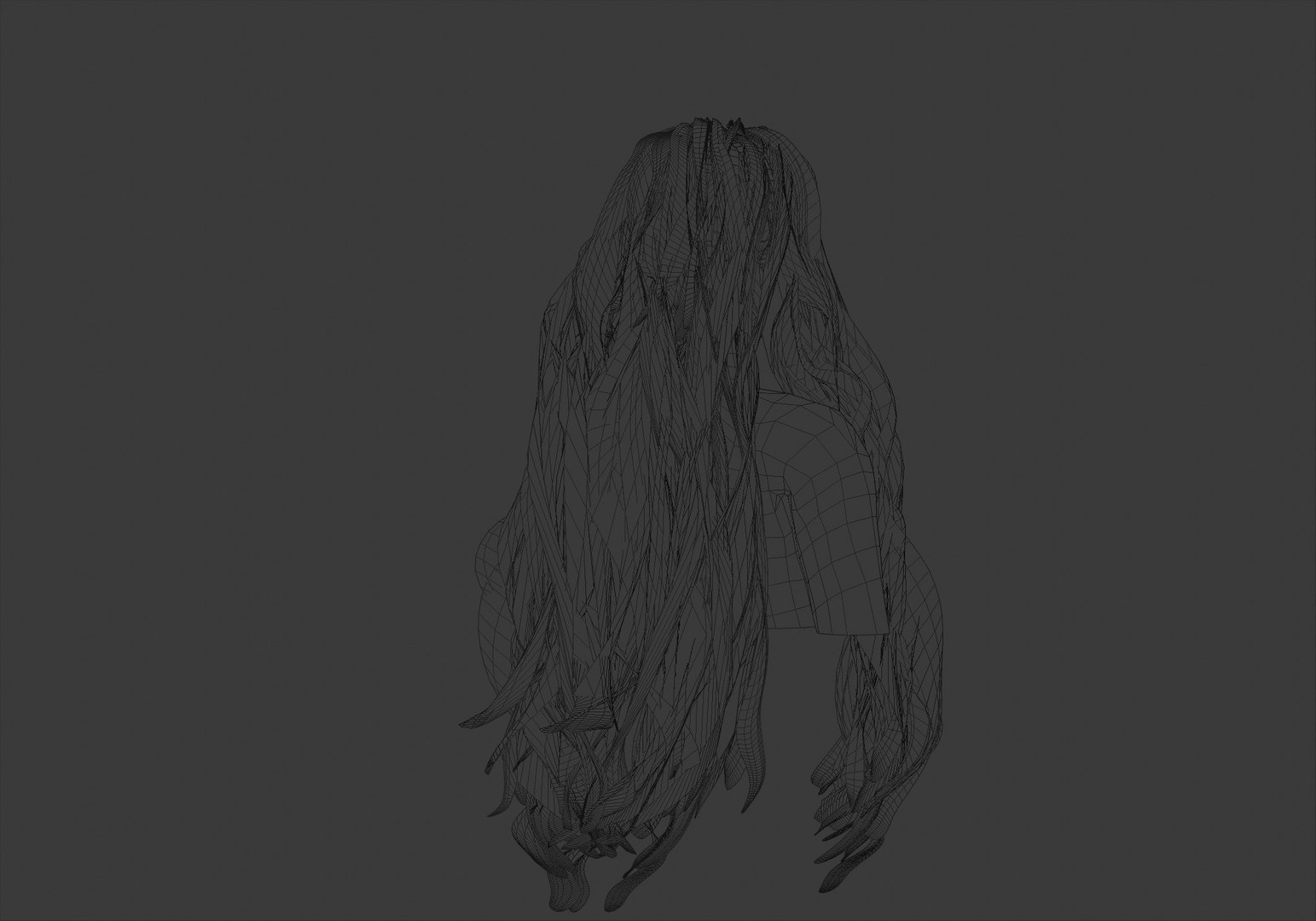 Wavy Basic Hair 3D Model - TurboSquid 1961210