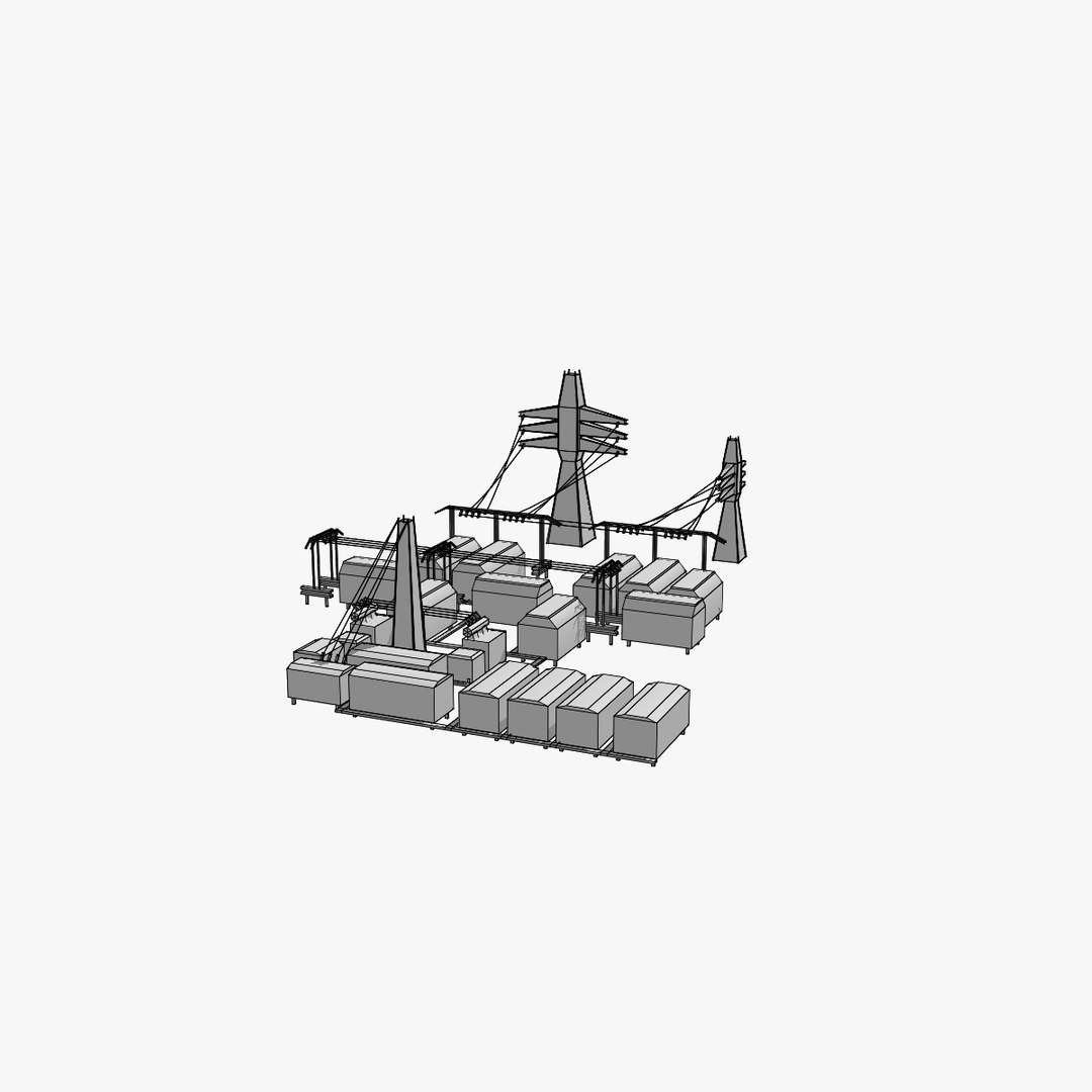3d Model Switch Yard
