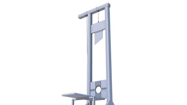3D Guillotine model - TurboSquid 1733155
