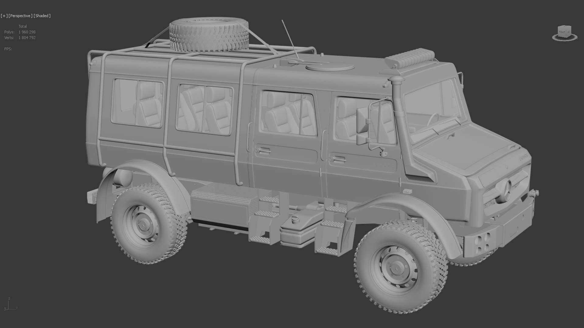 3D Mercedes - Benz Unimog U5000 - TurboSquid 2294350