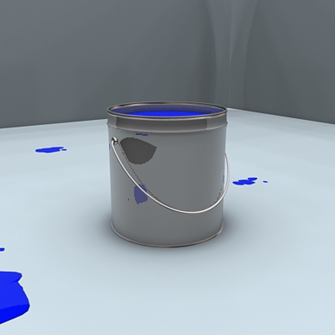 Paint Bucket 3d Model