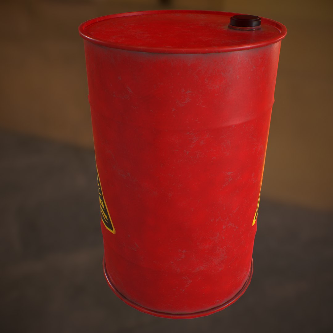 Oil Barrel Explosion Model - TurboSquid 1585012