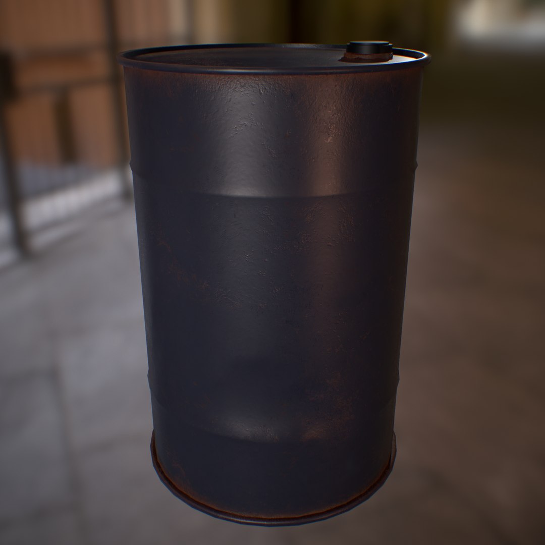 Oil Barrel Explosion Model - TurboSquid 1585012