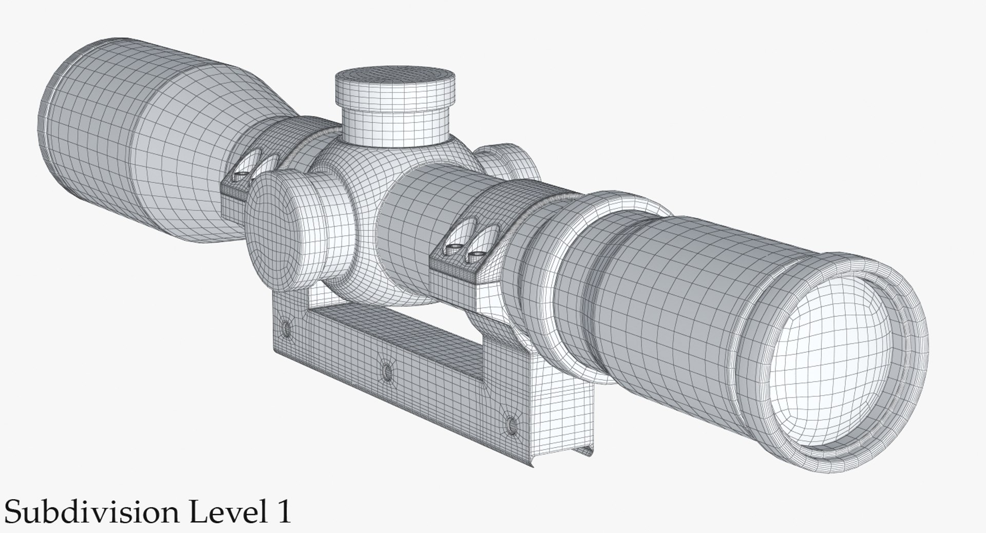 3D As50 Optical Scope Model - TurboSquid 1344787