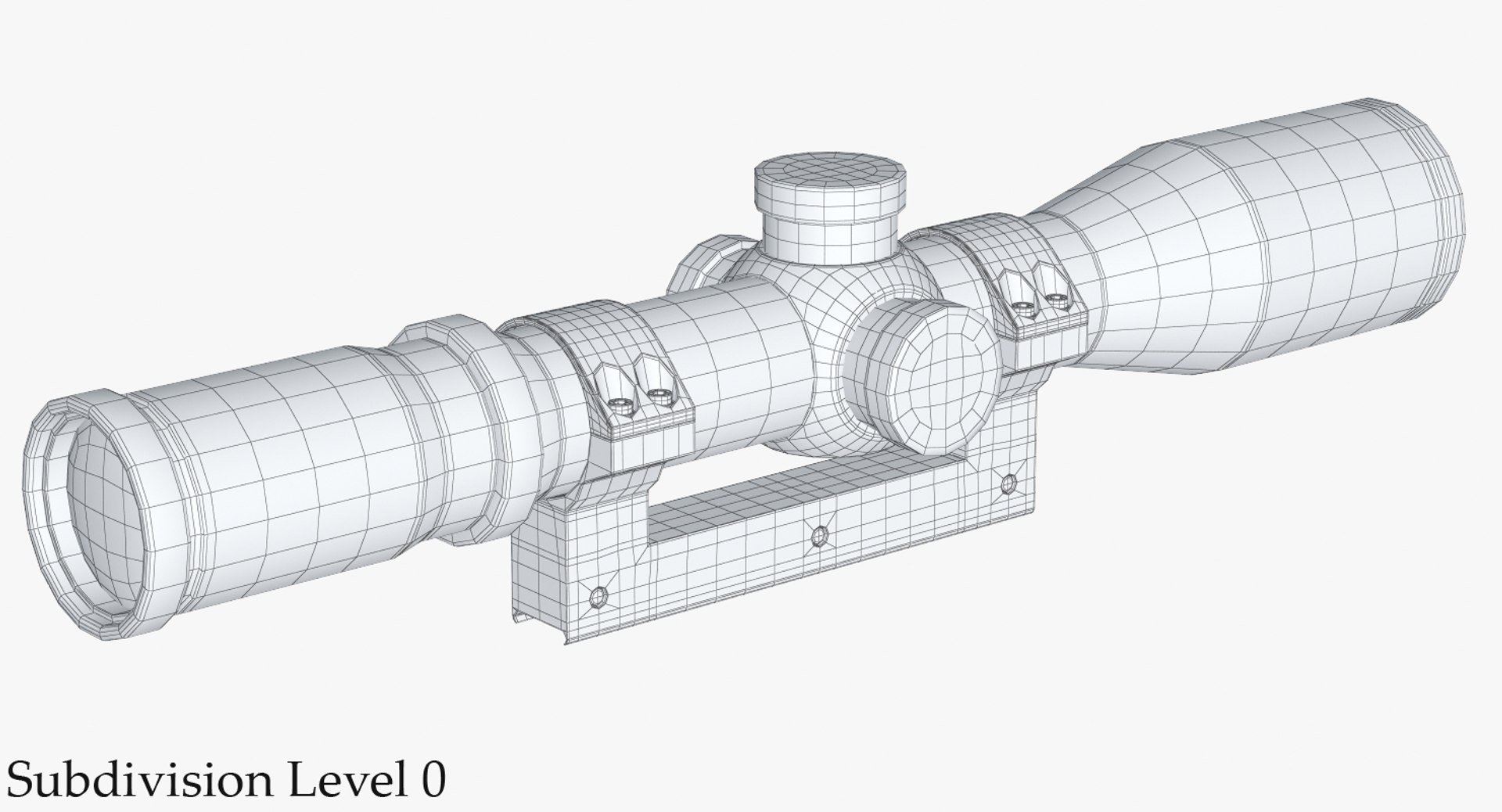 3D As50 Optical Scope Model - TurboSquid 1344787