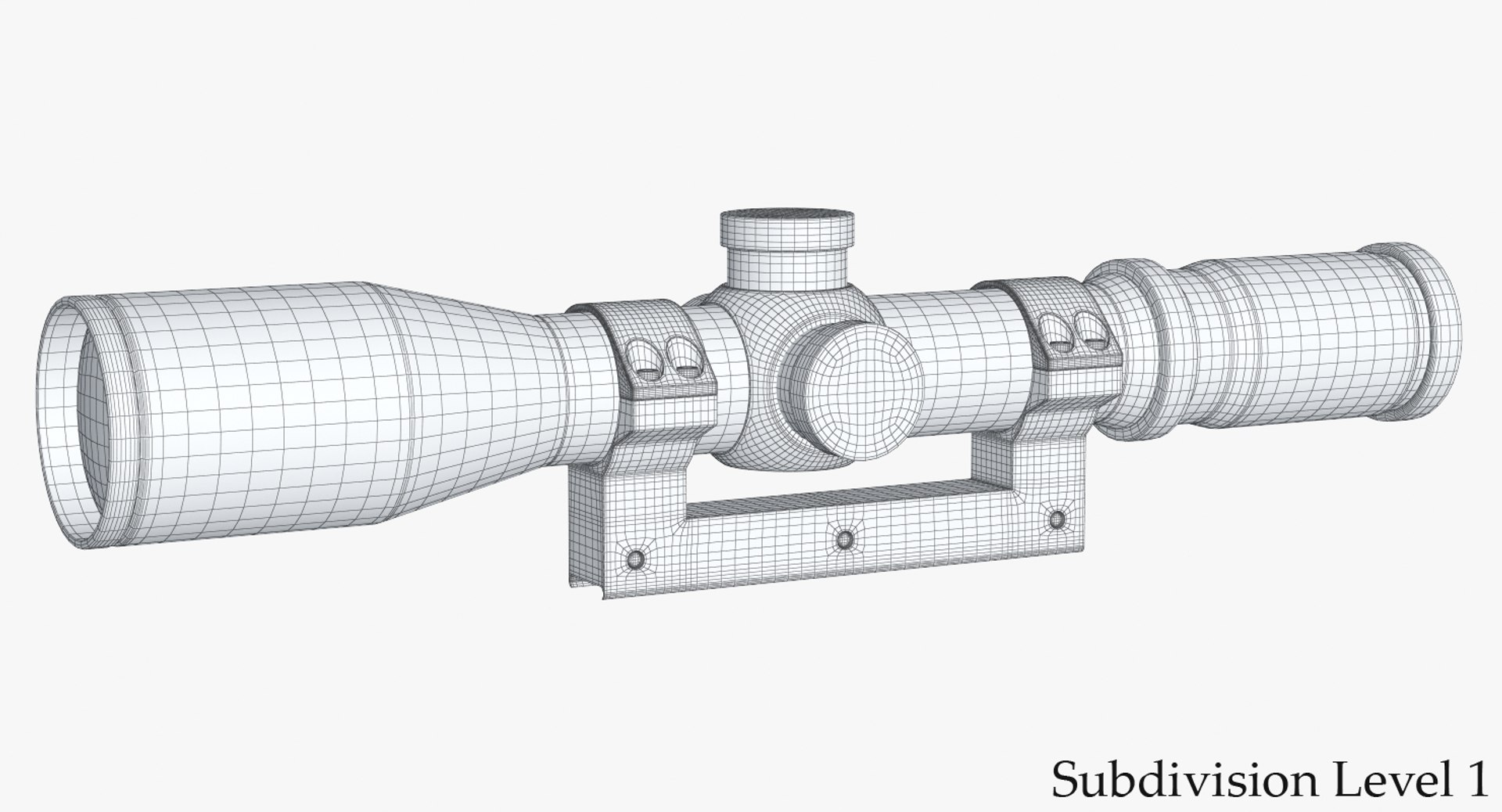 3D As50 Optical Scope Model - TurboSquid 1344787