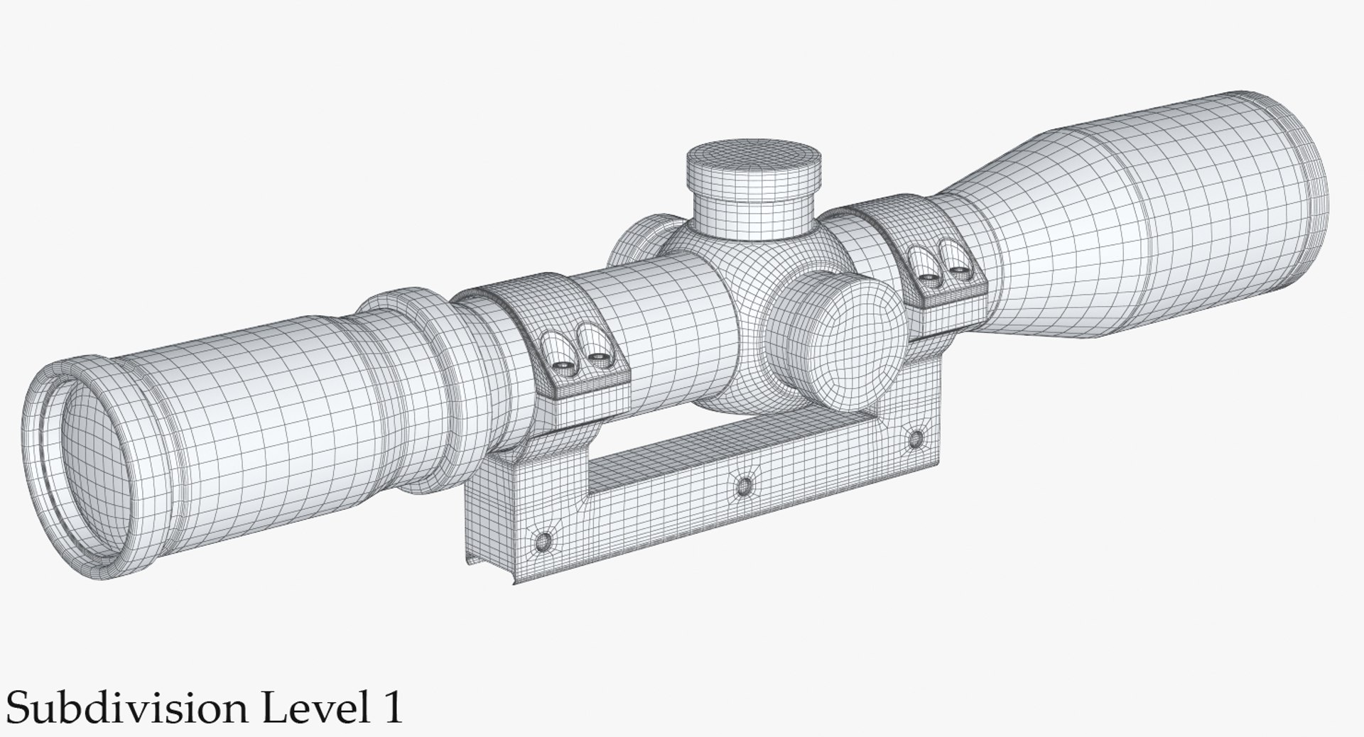 3D As50 Optical Scope Model - TurboSquid 1344787
